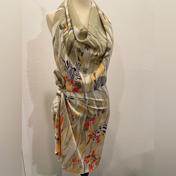 Vintage | Tops | Vintage Silk Zebra Print Top And Matching Tie Side ...